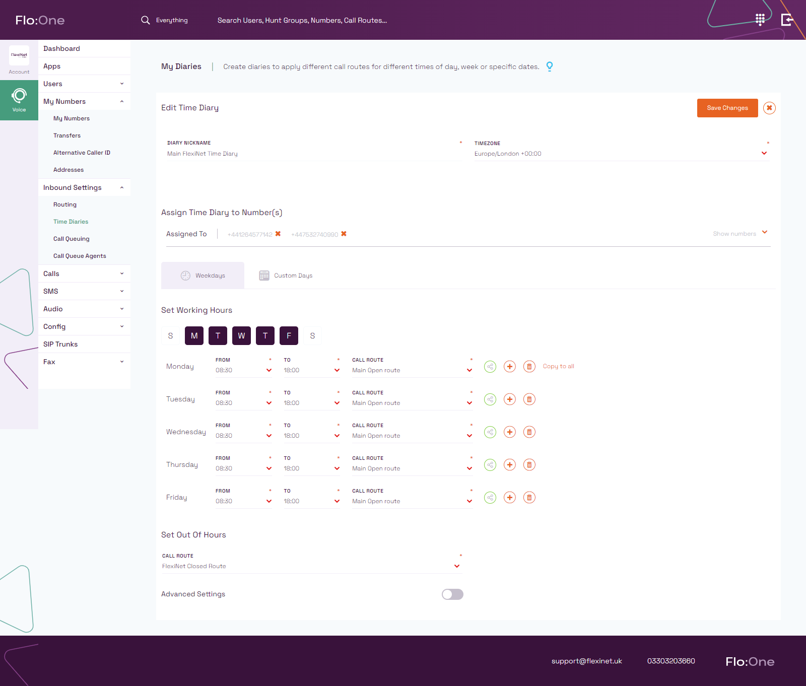 Flo:One Admin System Overview – Flo:One